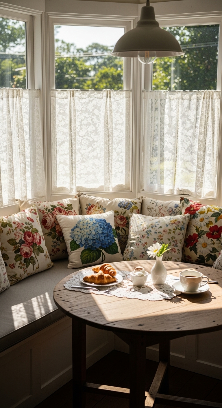 10 Cottagecore Breakfast Nook Designs - Cozy In Cedar