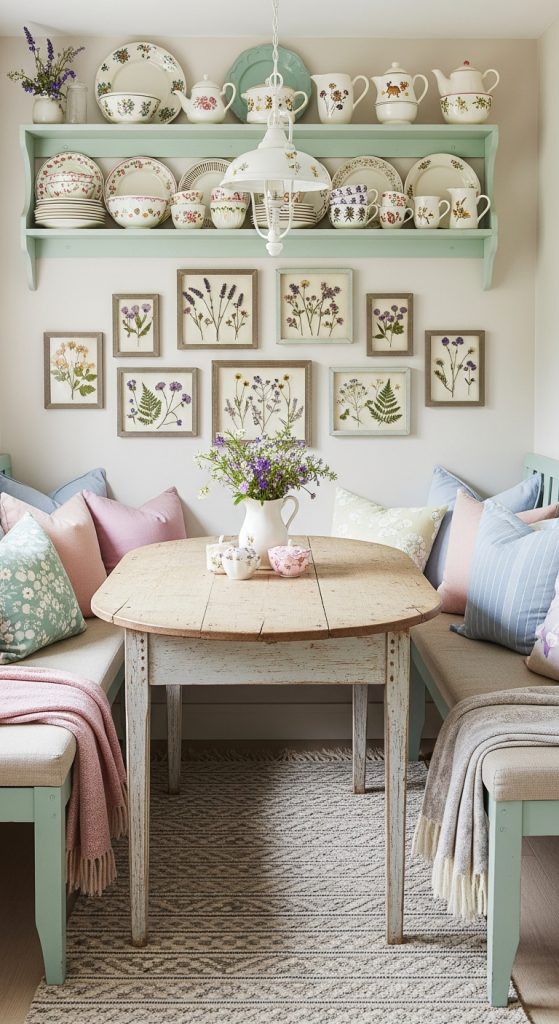 10 Cottagecore Breakfast Nook Designs - Cozy In Cedar