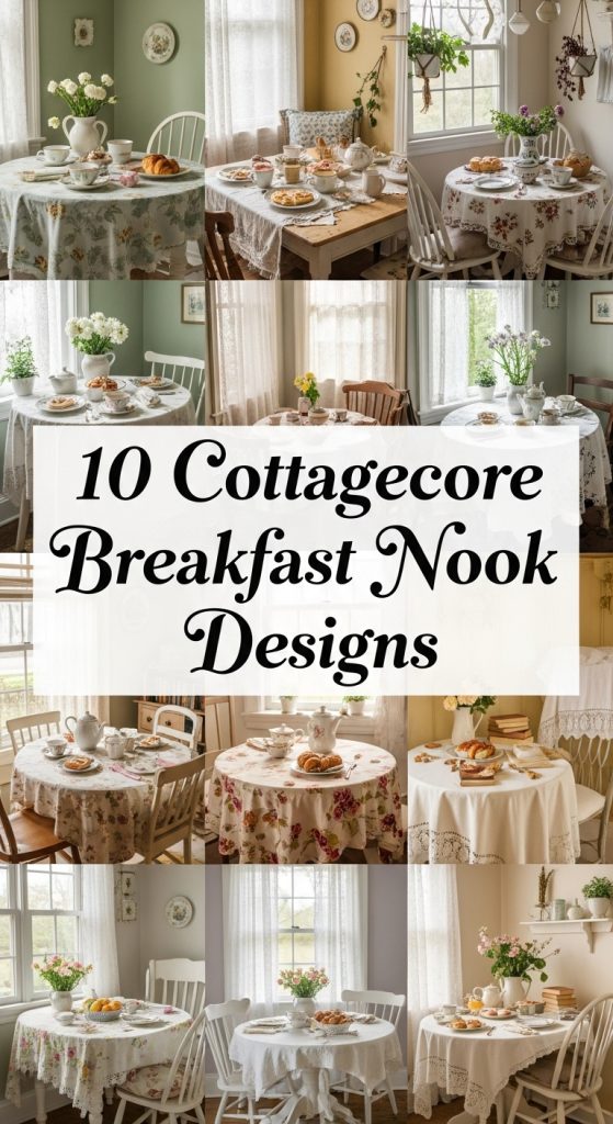 10 Cottagecore Breakfast Nook Designs - Cozy In Cedar